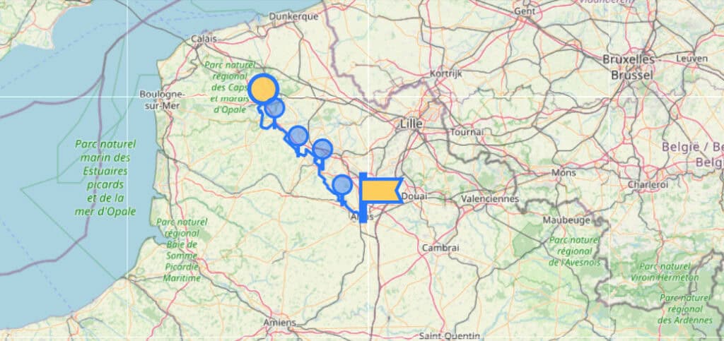 An In-Depth Look at the Stops on the Via Francigena Map - Follow the Camino