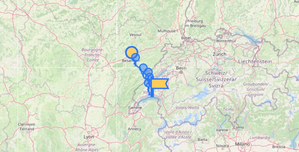 An In-Depth Look at the Stops on the Via Francigena Map - Follow the Camino